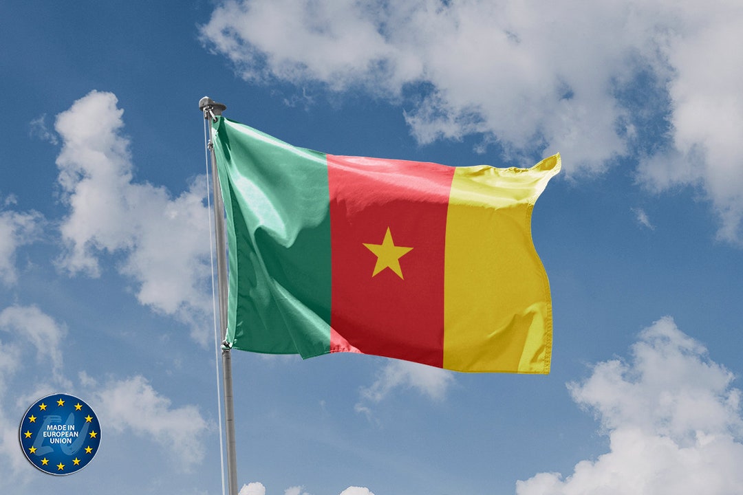 Republic of Cameroon Flag | Unique Design Print | High Quality ...