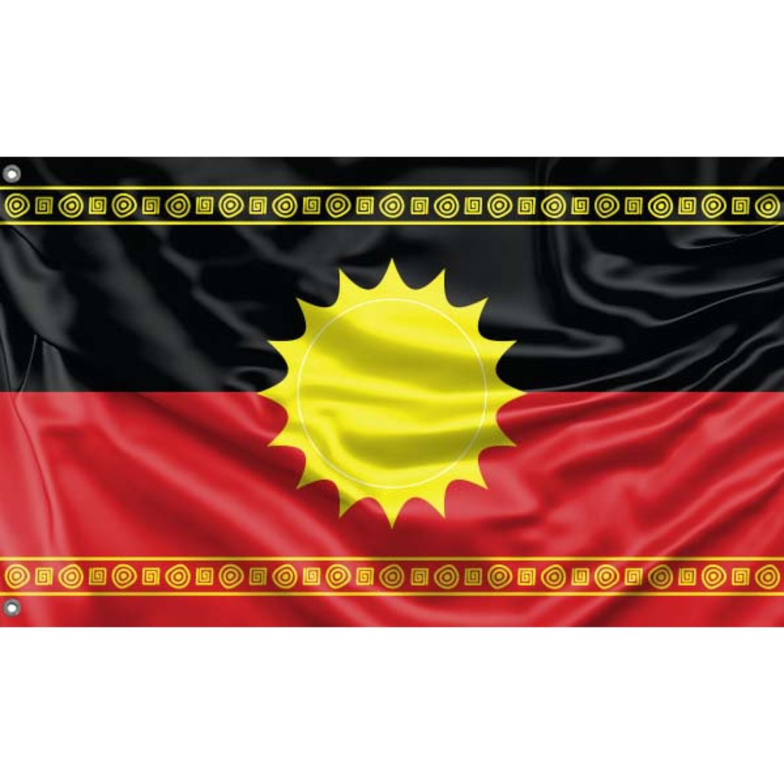 Redesigned Australian Aboriginal Flag | Unique Design Print | Hiqh ...