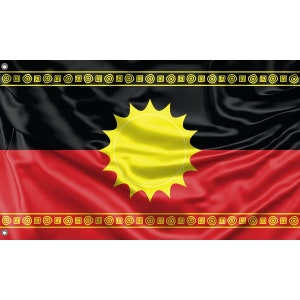 Redesigned Australian Aboriginal Flag | Unique Design Print | Hiqh ...