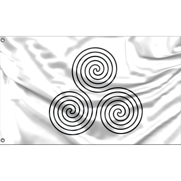 Triskelion Flag Unique Design Print High Quality Materials - Etsy