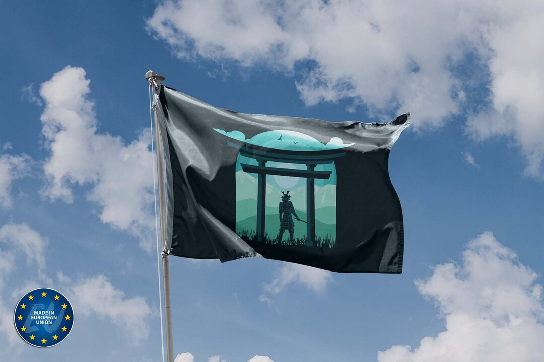 Samurai Flag II Unique Design Print High Quality Materials Size 3x5 Ft ...