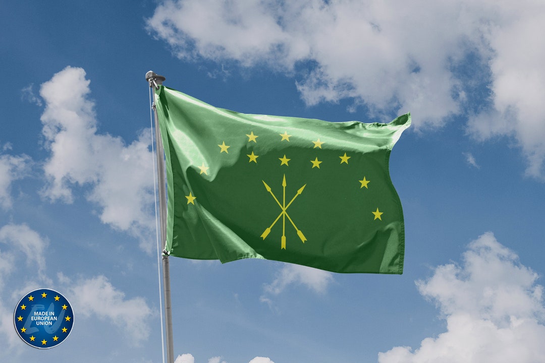 Circassian Flag | Unique Design Print | High Quality Materials | 5 ...