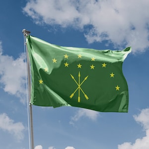 Circassian Flag | Unique Design Print | High Quality Materials | 5 ...