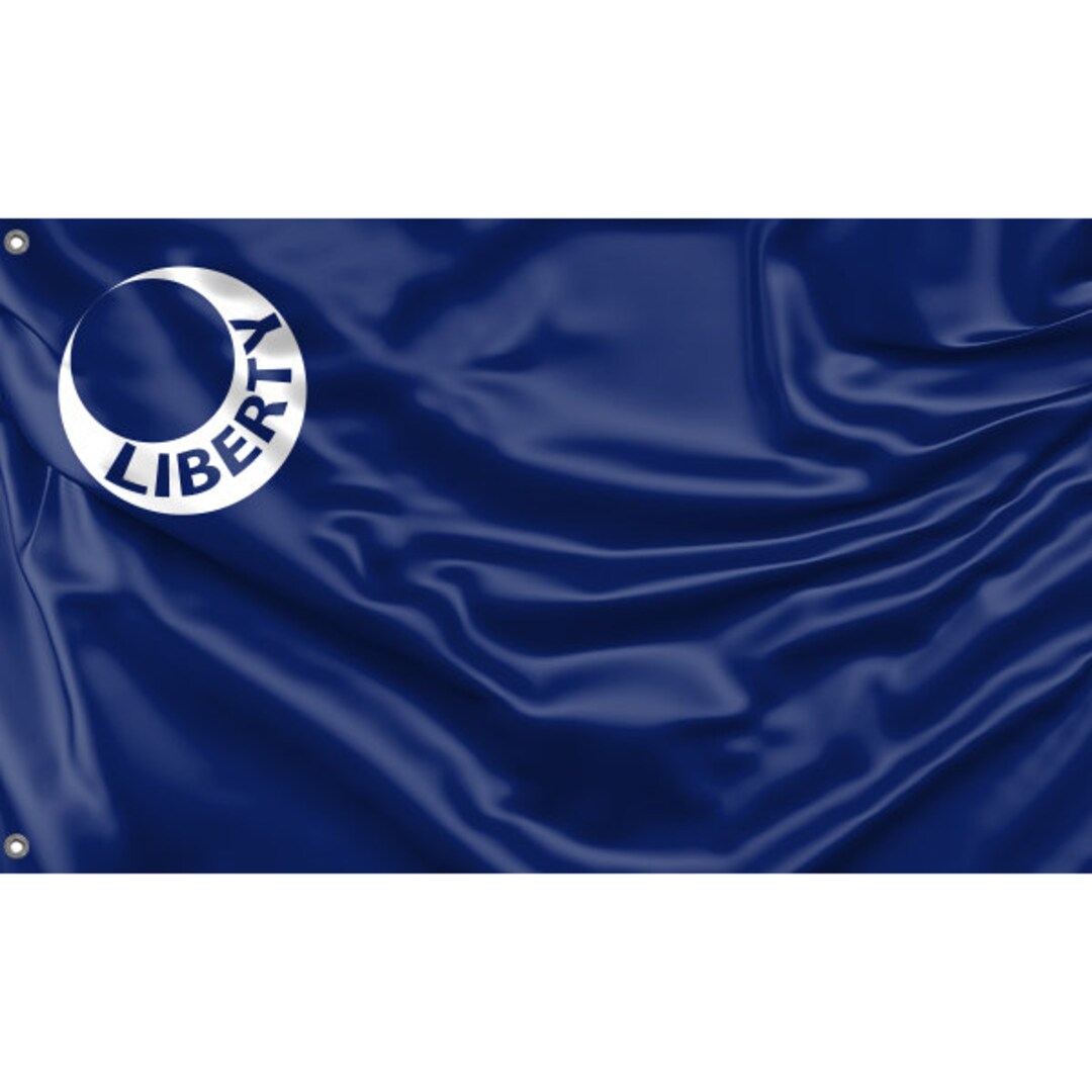 Fort Moultrie Historic Liberty Moon Flag Unique Design Print Hiqh ...