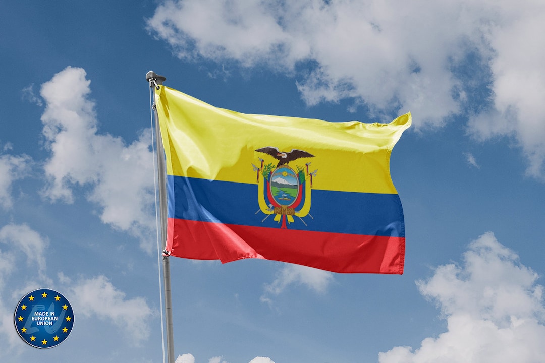 Flag of Ecuador | Unique Design Print | High Quality Materials | 5 ...