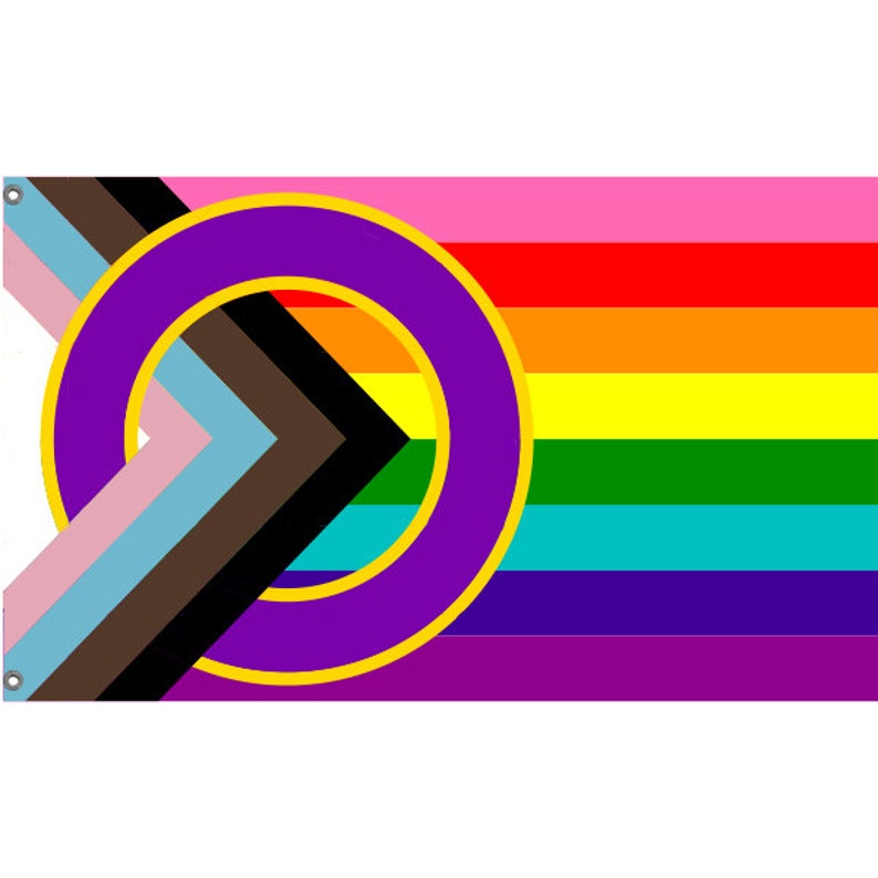 Inclusive Progressive Pride Flag Unique Design Print High - Etsy