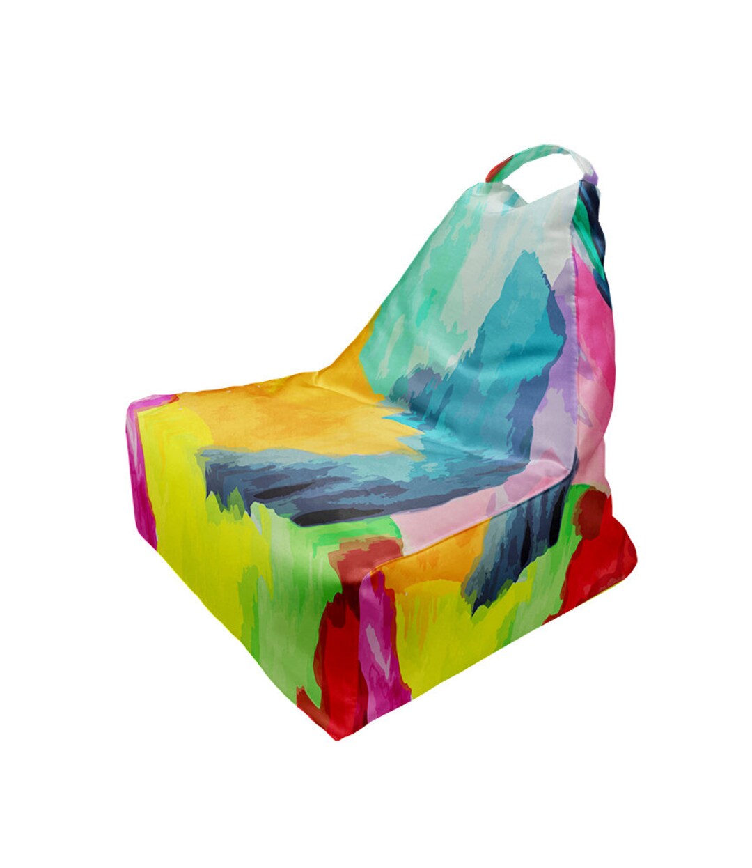 Bean Bag Watercolor Abstract Print | Unique Design VI | Full Print ...