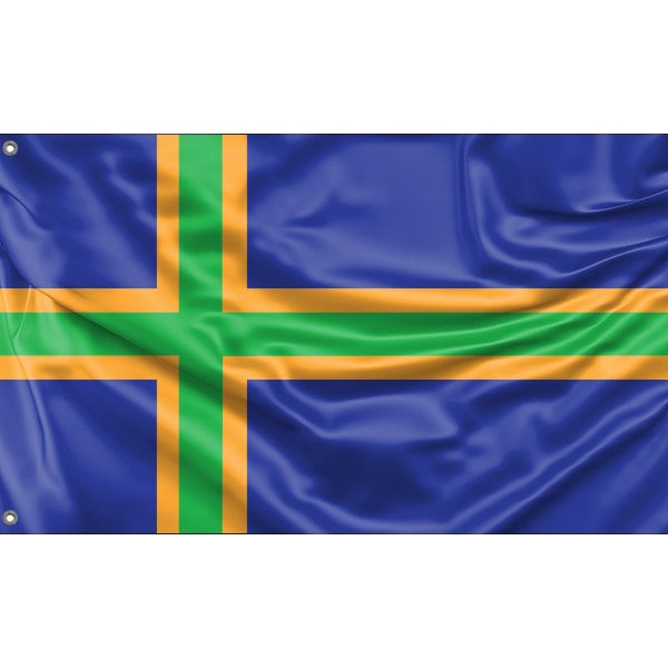 Unofficial Flag of Vendsyssel, Denmark | Unique Design Print | Hiqh ...