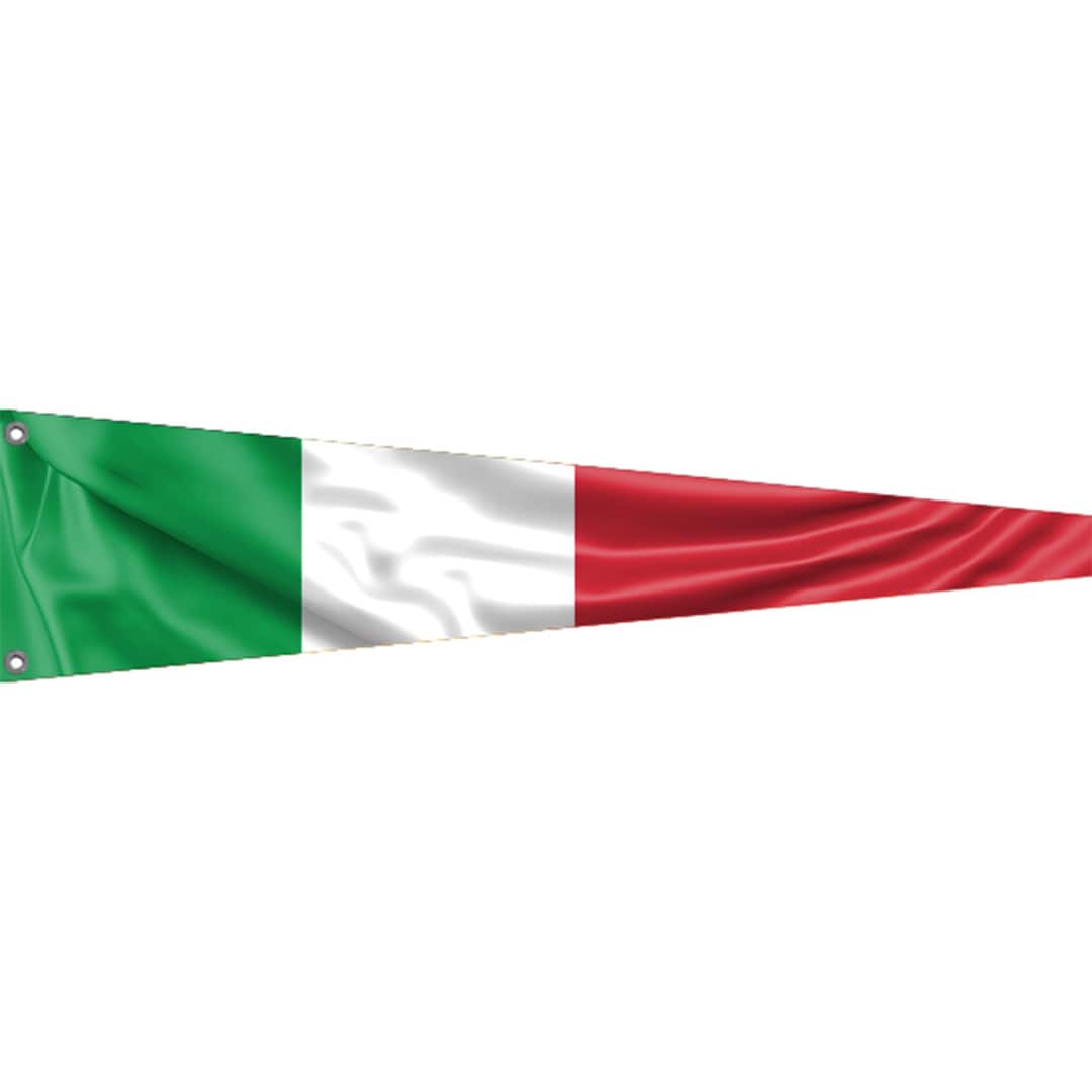 Italy Pennant Flag | Unique Design Print | High Quality Materials | 9 ...