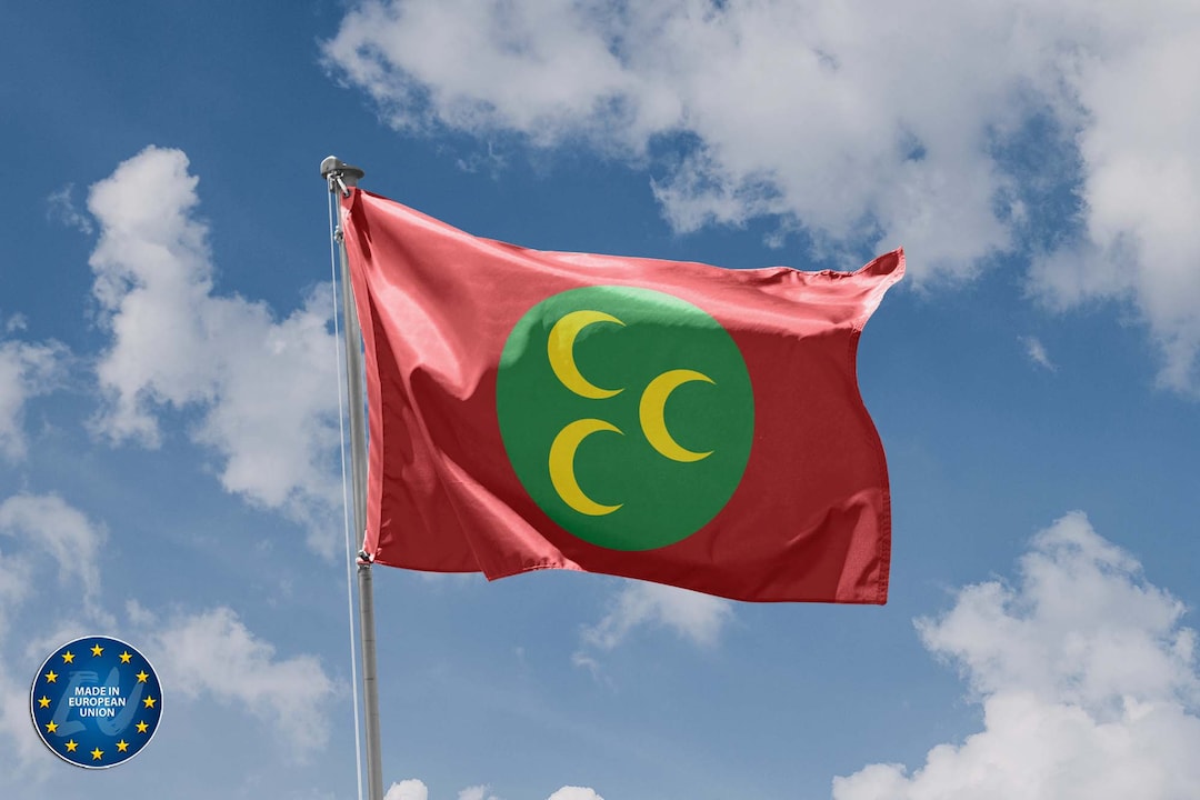 Historical Ottoman Empire Flag (1517-1793) | Unique Design Print | High ...