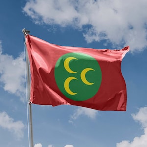 Historical Ottoman Empire Flag (1517-1793) | Unique Design Print | High ...