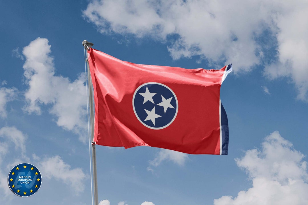 Tennessee Flag | Unique Design Print | High Quality Materials | 5 Sizes ...