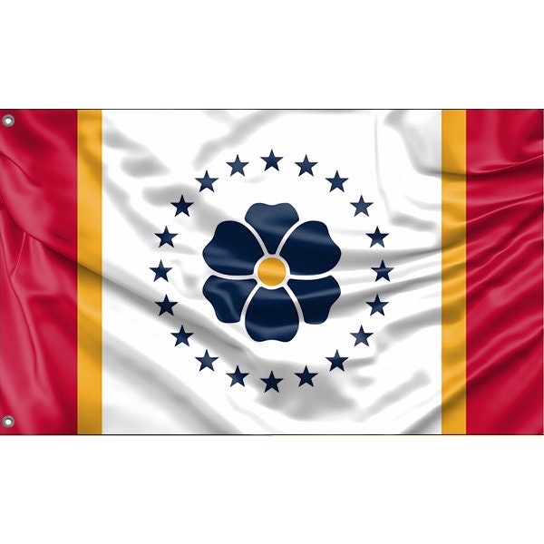 Redesigned Mississippi State Flag Unique Design Print High - Etsy