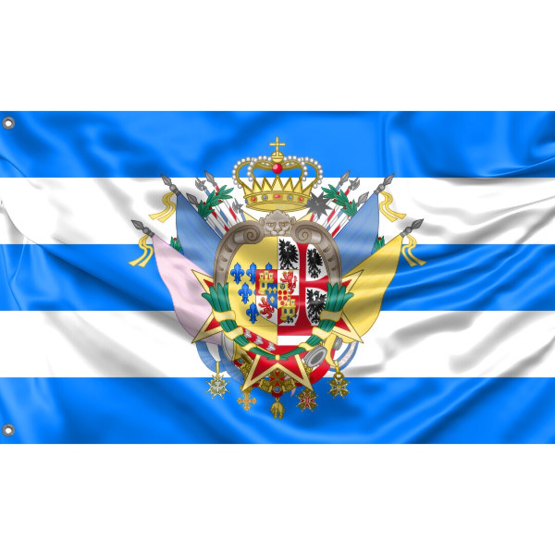 Etrurian Kingdom and War Flag With Great Royal Coat of Arms - Etsy Canada