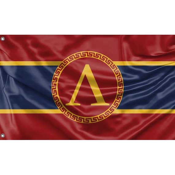 Spartan War Flag
