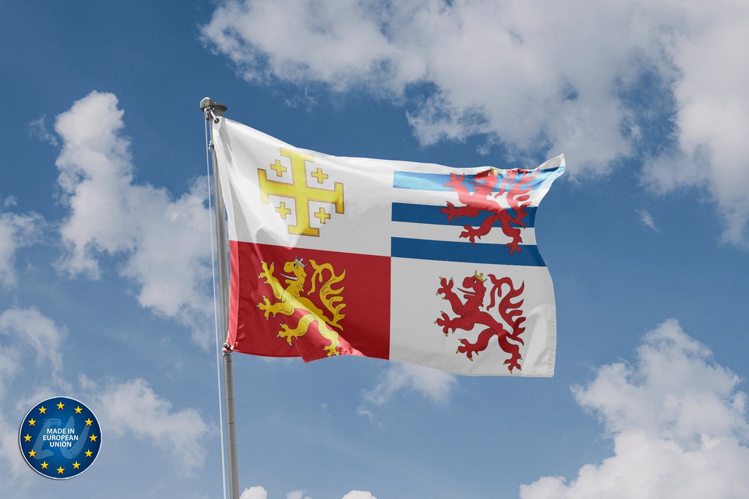 Royal Banner of Kingdom of Cyprus, Unique Print, 3x5 Ft / 90x150 Cm ...
