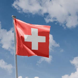 Switzerland Square Flag | Unique Design Print | High Quality Materials ...