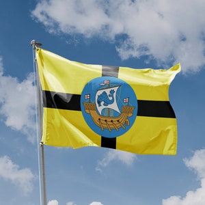 Flag of Wellington, New Zealand | Unique Design Print | High Quality ...