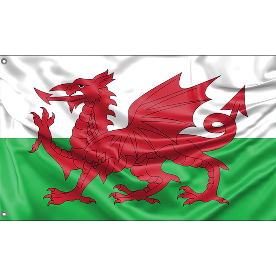 Wales Flag Unique Design Print High Quality Materials Size 3x5 Ft ...