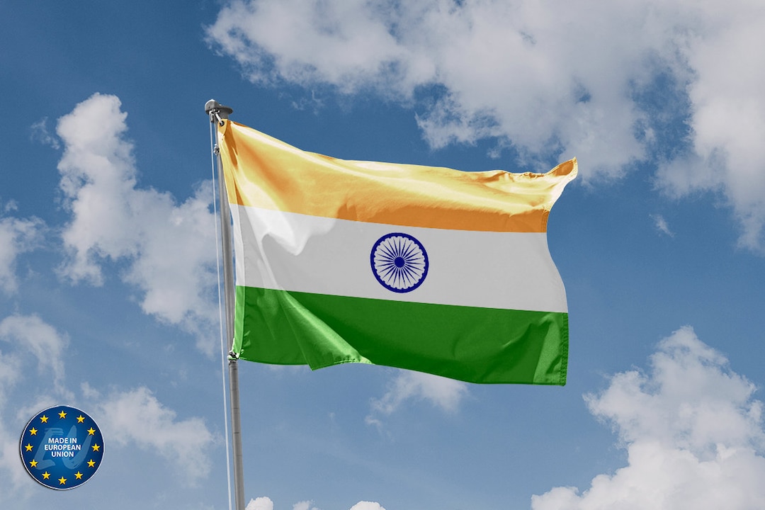 Flag of India | Unique Design Print | High Quality Materials | 5 Sizes ...