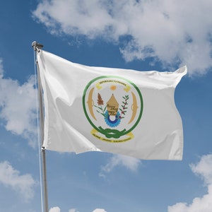 Rwanda National Emblem Flag | Unique Design Print | Hiqh Quality ...