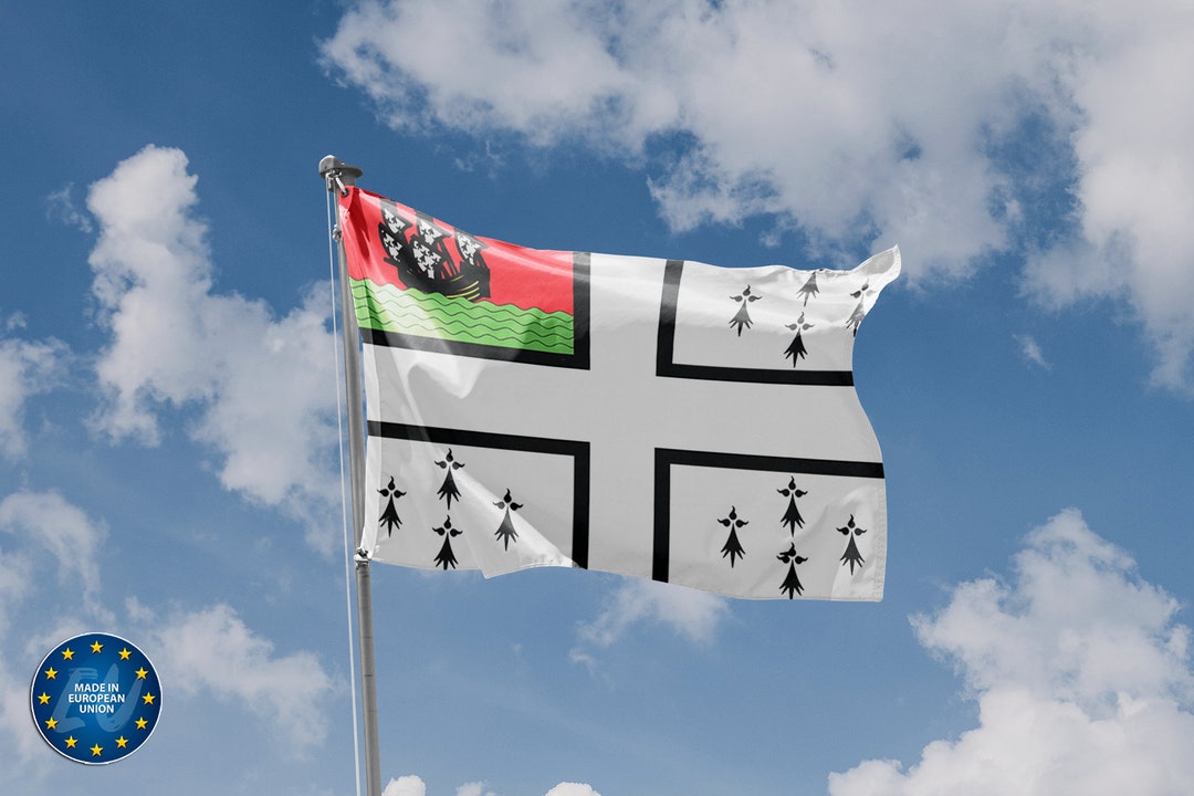 Nantes, France Flag | Unique Design Print | High Quality Materials | 5 ...