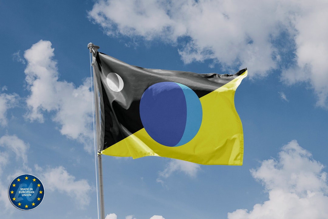 Earth Flag (2004) | Unique Design Print | High Quality Materials | Size ...