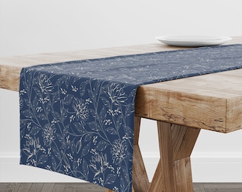 Blue Print Table - Etsy