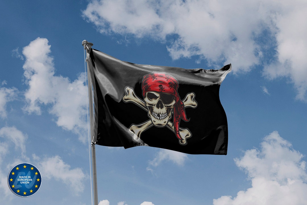 Pirate Flag VII | Unique Design Print | High Quality Materials | 5 ...