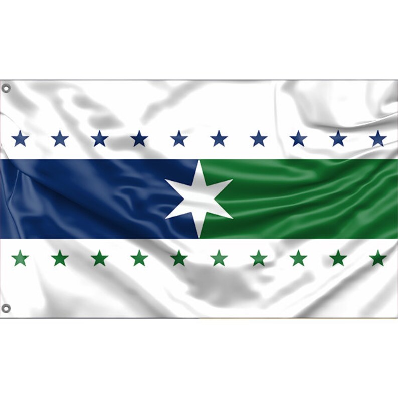 Redesigned Illinois State Flag Unique Design Print High - Etsy