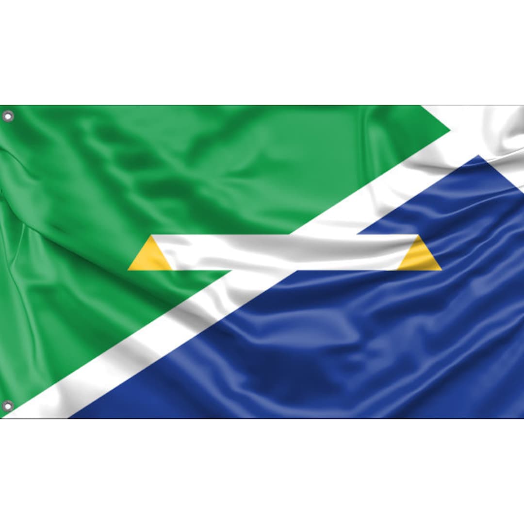 Fishers Flag, Indiana USA Unique Design Print Hiqh Quality Materials ...