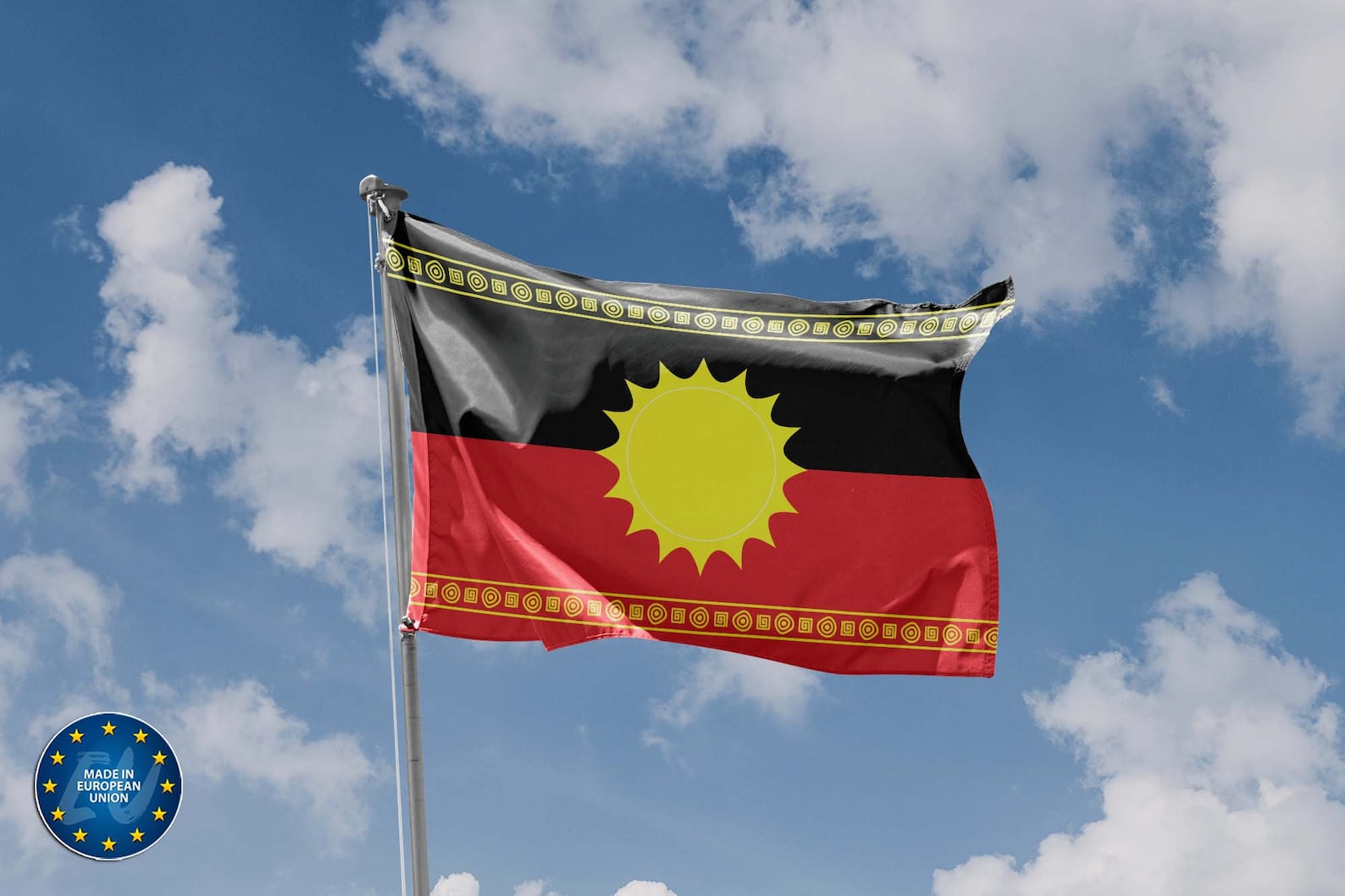 Redesigned Australian Aboriginal Flag Unique Design Print Hiqh Quality ...