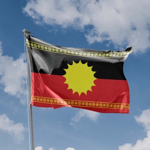 Redesigned Australian Aboriginal Flag | Unique Design Print | Hiqh ...