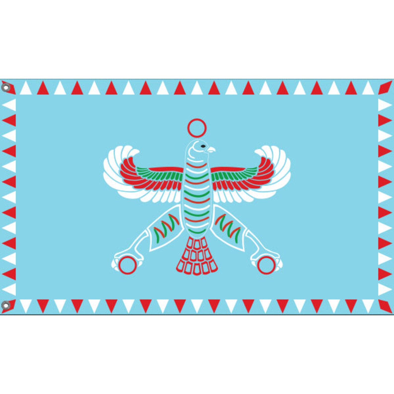 Achaemenid Falcon Standard Flag Unique Design Print High - Etsy