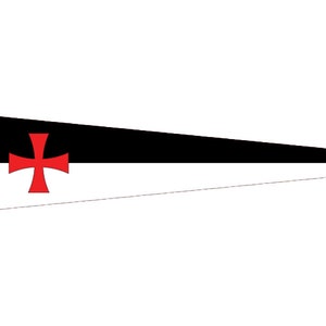 Knights Templar Pennant Flag | Unique Design Print | High Quality ...