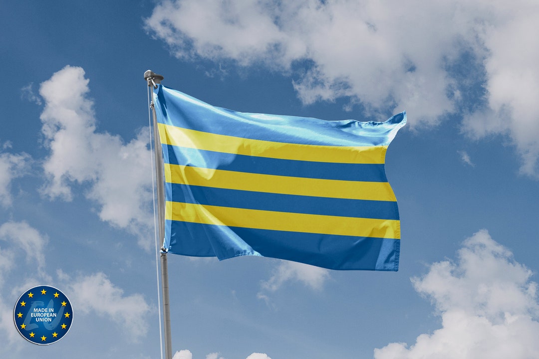Trnava Region, Hungary Flag | Unique Design Print | High Quality ...