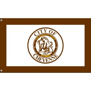 Cheyenne Flag, Wyoming USA | Unique Design Print | Hiqh Quality ...