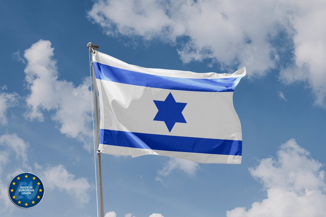 Flag of Israel (1948) | Unique Design Print | High Quality Materials ...