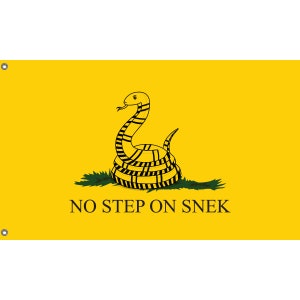 Gadsden No Step on Snake Flag | Unique Design Print | Hiqh Quality ...