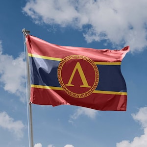 Polis of Sparta Flag | Unique Design Print | High Quality Materials | 5 ...