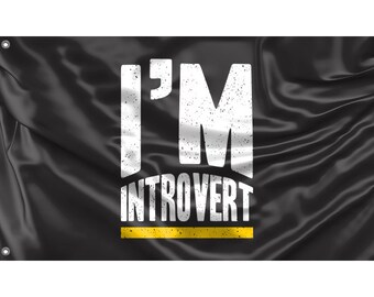 Introvert Flag - Etsy