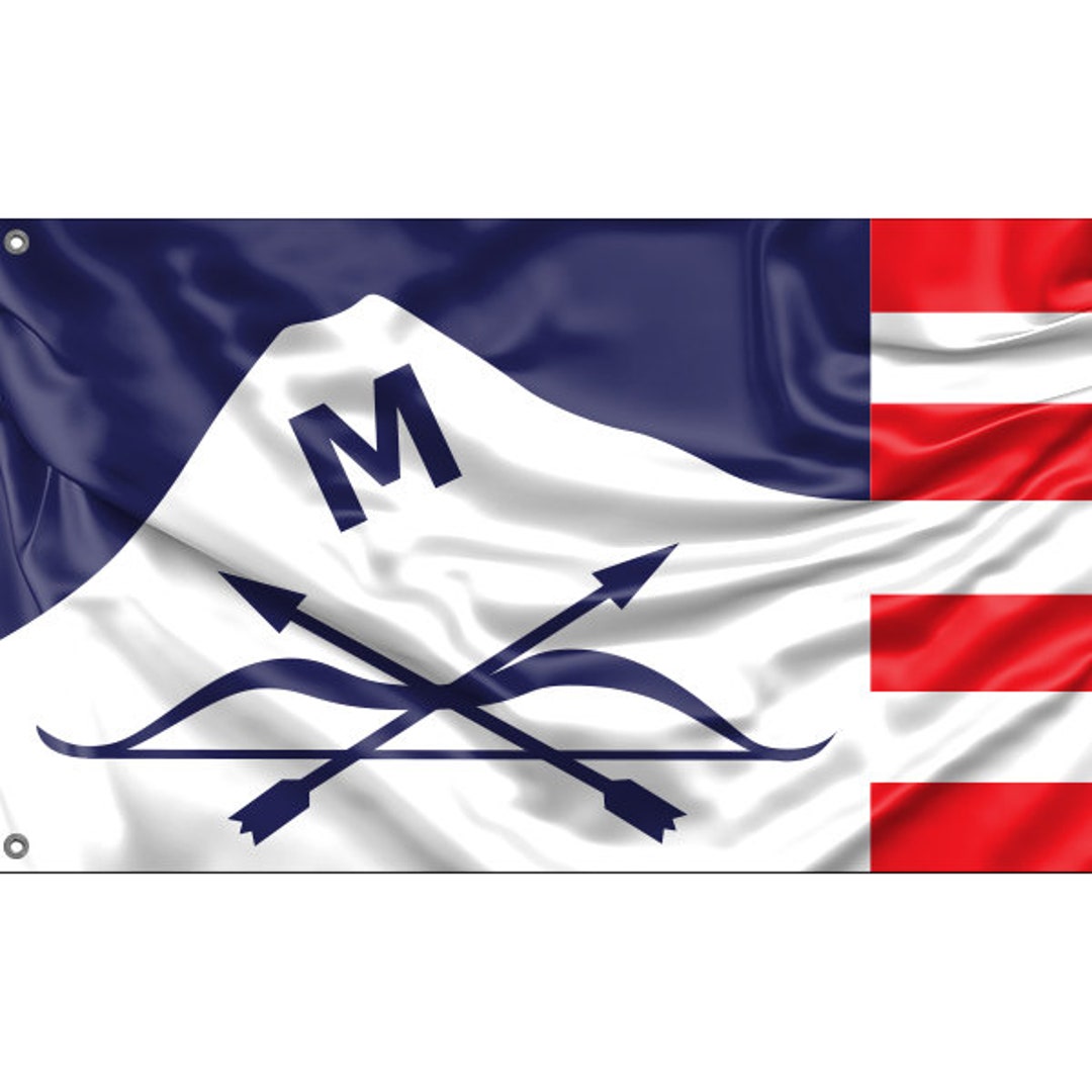 Butte Flag, Montana USA Unique Design Print Hiqh Quality Materials Size ...