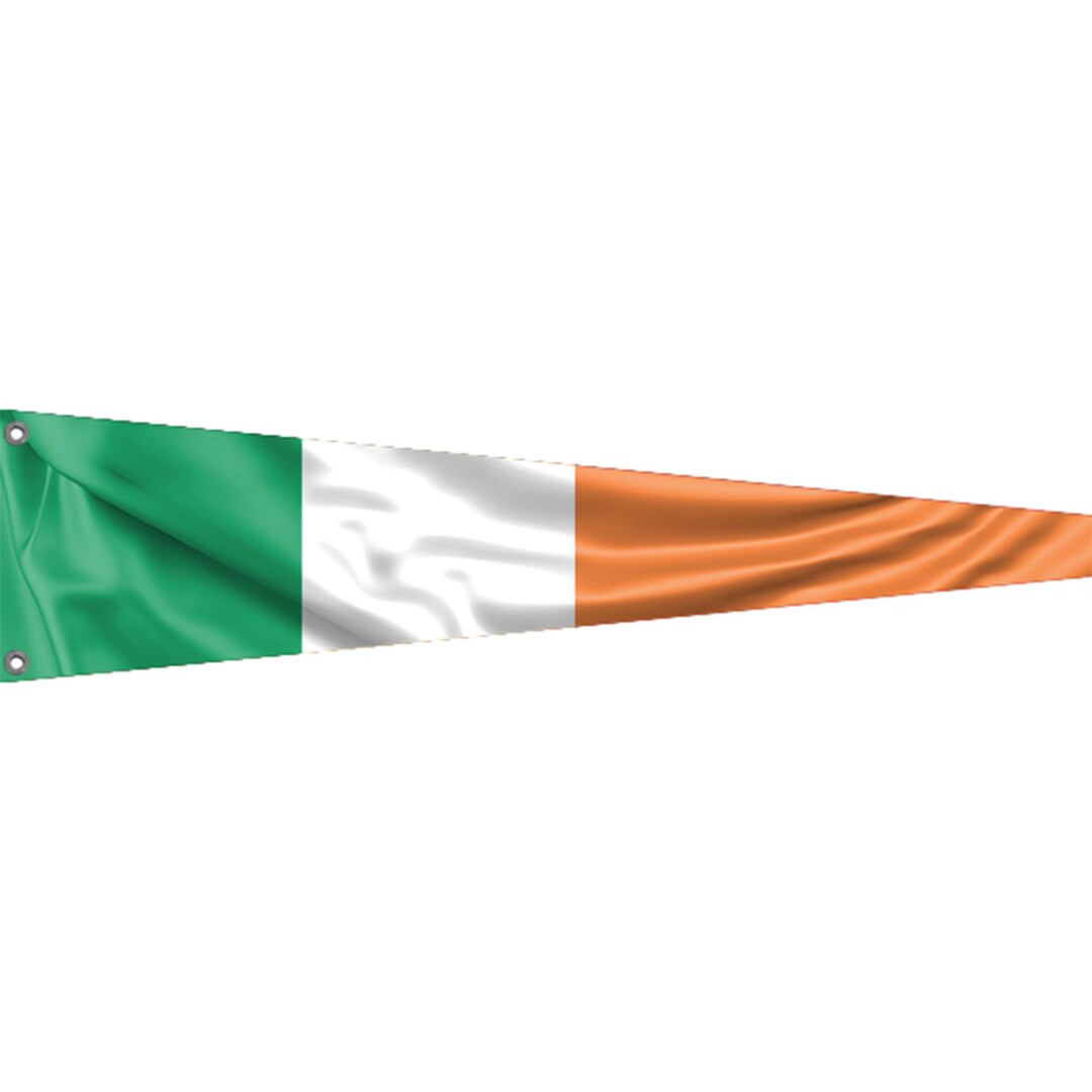 Ireland Pennant Flag | Unique Design Print | High Quality Materials | 9 ...