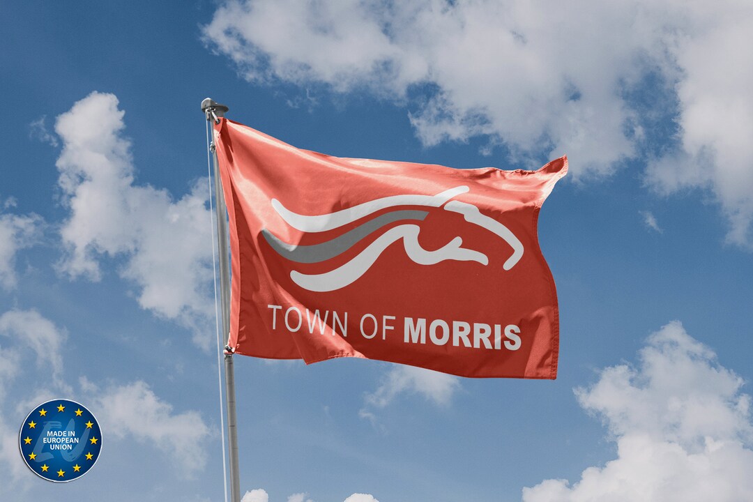 Town of Morris Flag | Unique Design Print | High Quality Materials ...