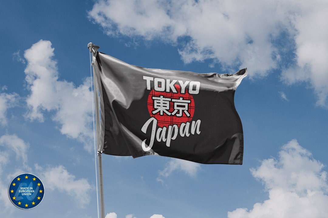 Tokyo Japan Flag | Unique Design Print | Hiqh Quality Materials | Size ...