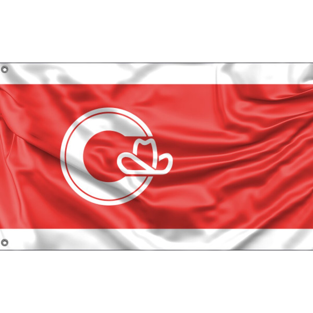 Flag of Calgary, Canada, Unique Print, 3x5 Ft / 90x150 Cm Size, EU Made ...