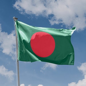 Flag of Bangladesh | Unique Design Print | High Quality Materials | 5 ...
