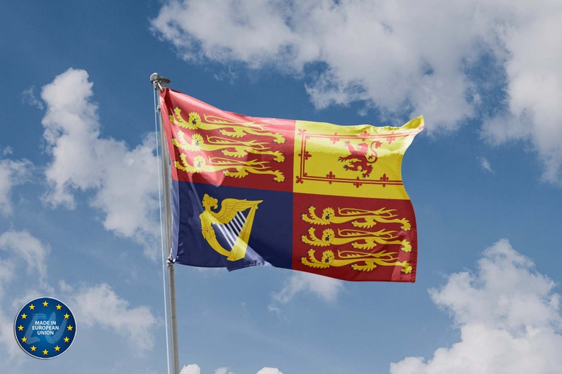 Royal Standard of the United Kingdom Flag | Unique Design Print | Hiqh ...