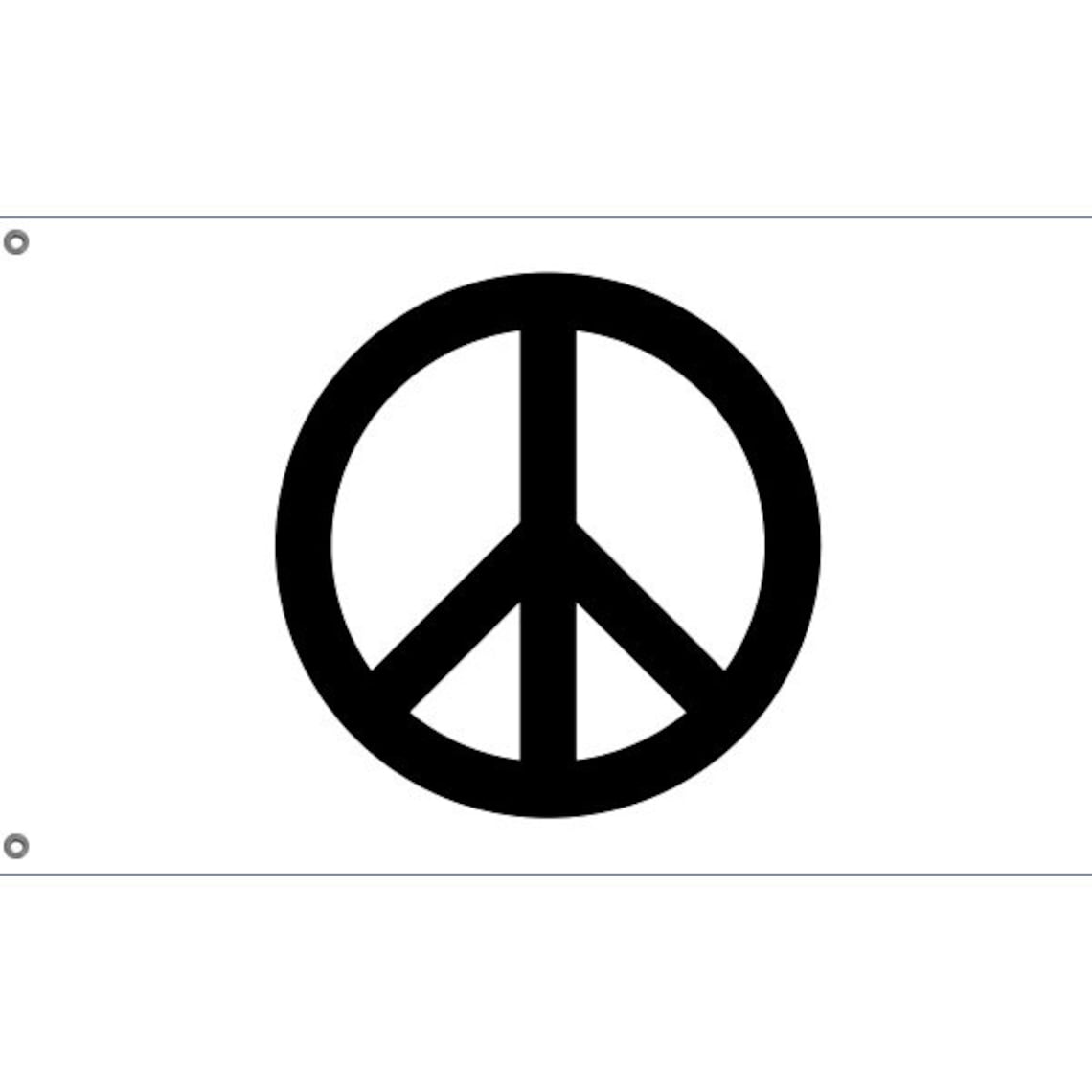 Traditional Peace Sign Flag | Unique Print | Hiqh Quality Materials | 5 ...