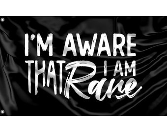 Aware That I Am Rare - Etsy UK